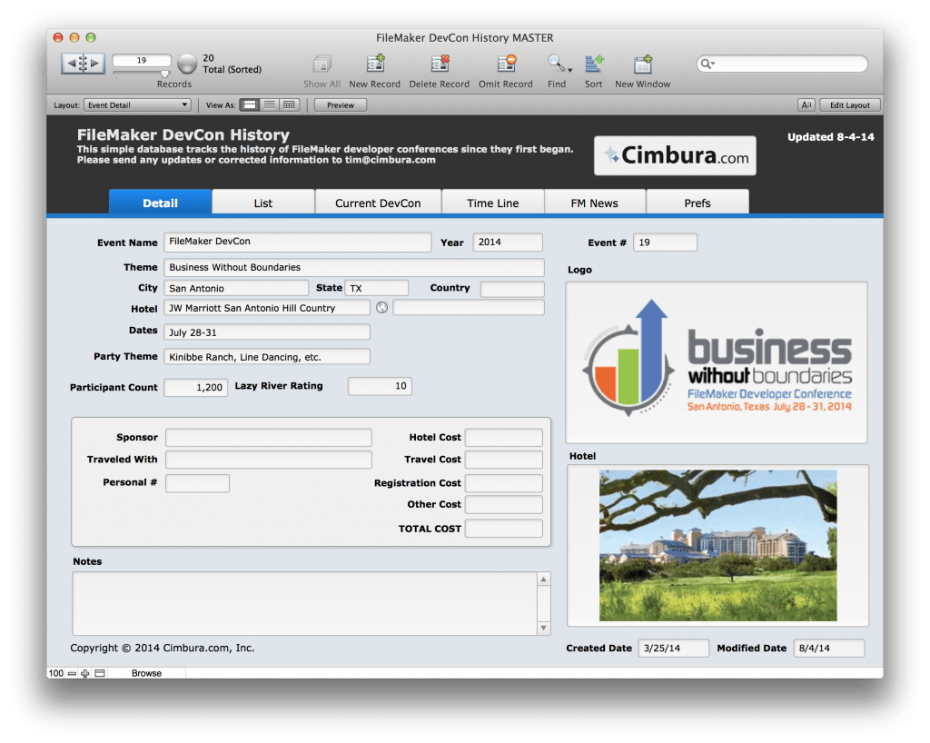 FileMaker DevCon 2015 (Developer Conference) - LuminFire