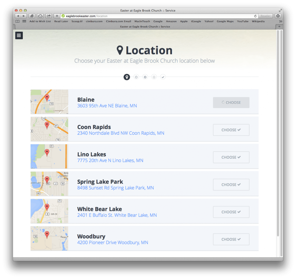 Great User Interface (UI) Design Example - RSVPs - LuminFire