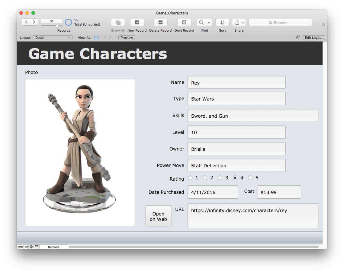 Collection Tracker for Claris FileMaker - LuminFire