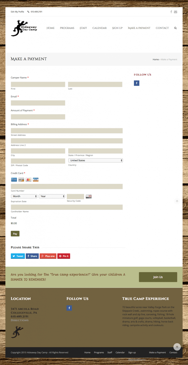 Hideaway Day Camp Streamlines Registration Process with BrilliantSync WordPress to FileMaker ...