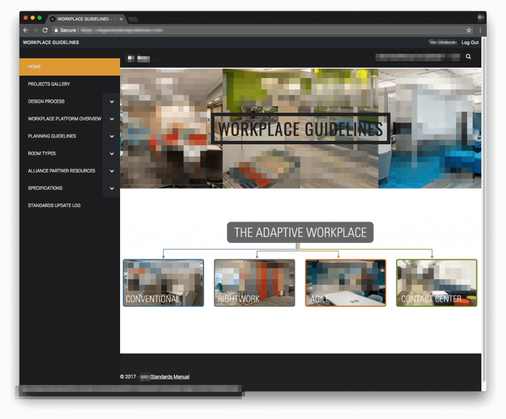 WordPress Custom Solution for Architectural Spatial Design Catalog - LuminFire