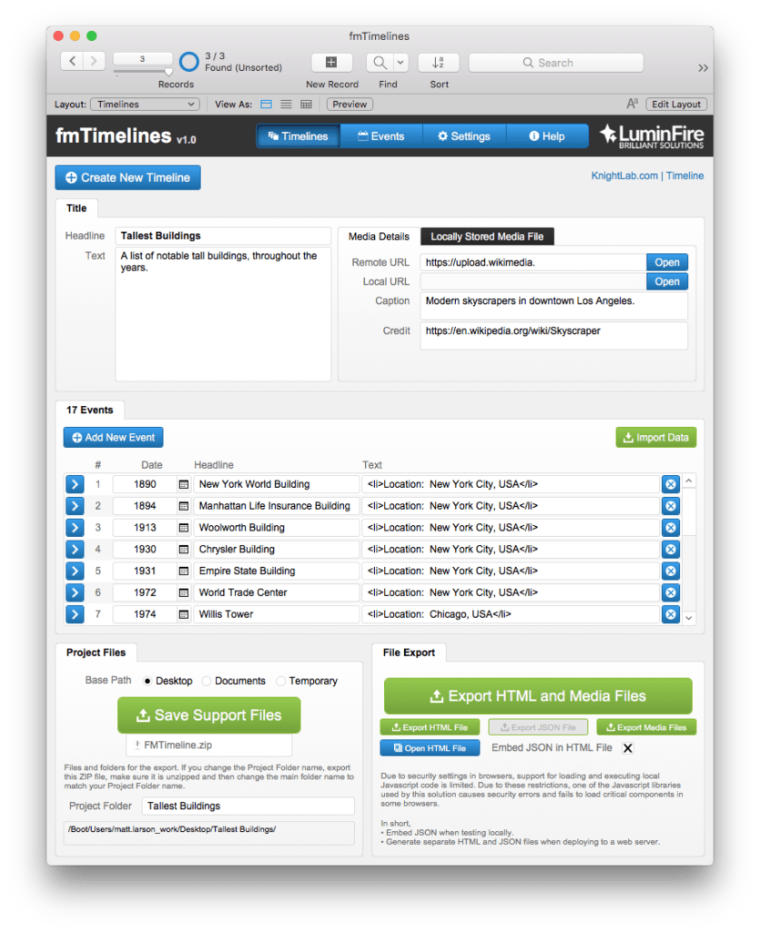 FileMaker Sample Files 2 - LuminFire