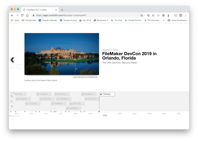 Create a JavaScript Timeline Web Page using FileMaker - LuminFire Create a JavaScript Timeline Web Page using FileMaker - LuminFire