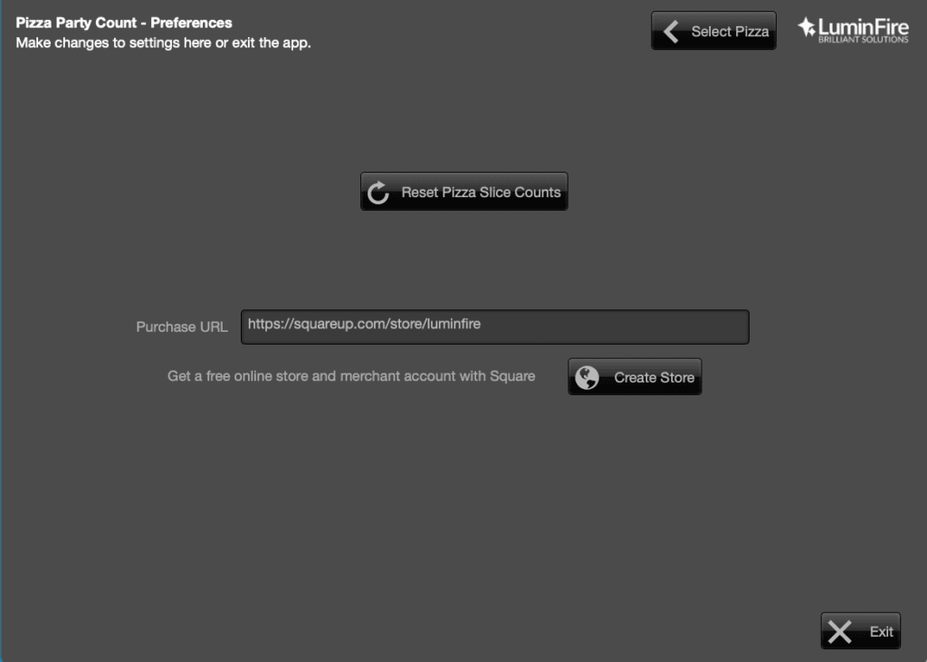 FileMaker Go Pizza Counter for iPad 2.0 fmPizzaCount LuminFire free demo file