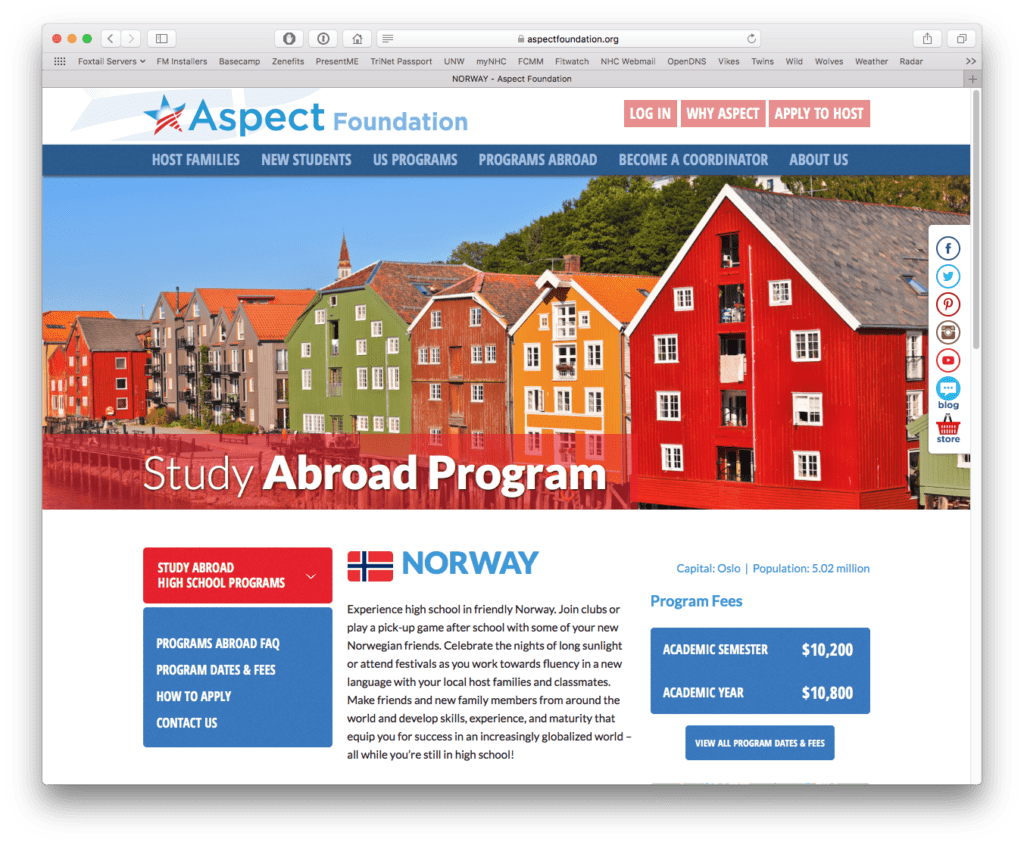Aspect Foundation Upgrades FileMaker and Web Technology to Support Exchange Programs with ...