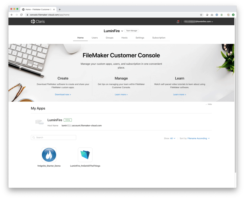 The New FileMaker Cloud Has Arrived! - LuminFire