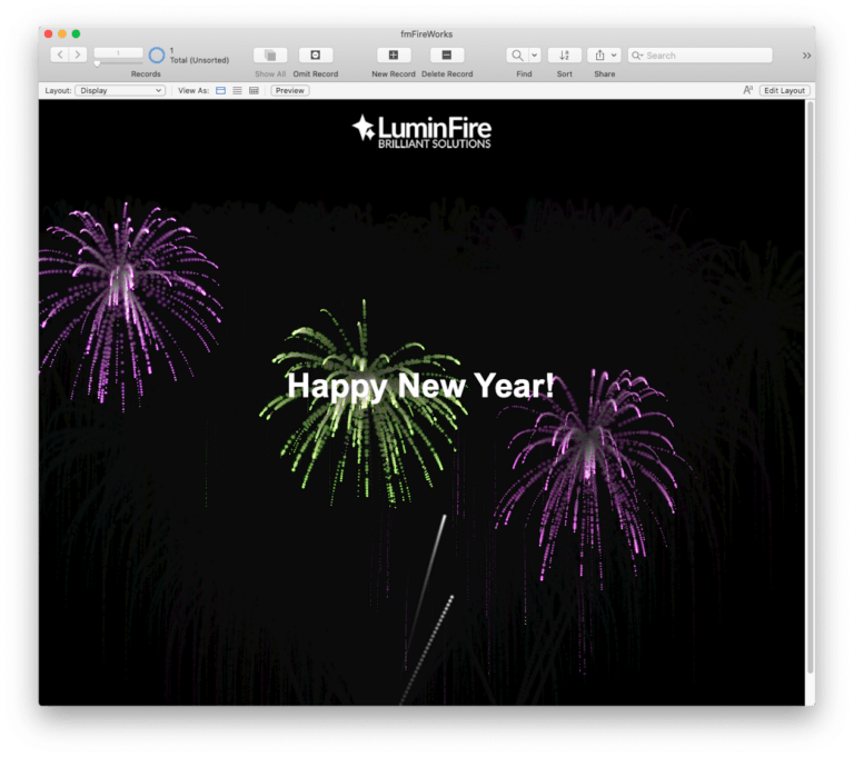 FileMaker Sample Files - LuminFire