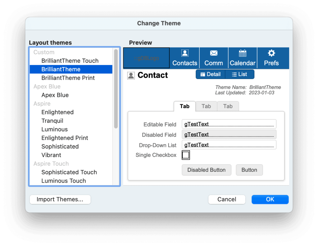 BrilliantTheme - LuminFire